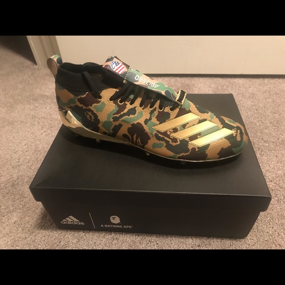 adidas | Shoes | Adidas X Bape Cleats Size 3 Newnever Worn | Poshmark